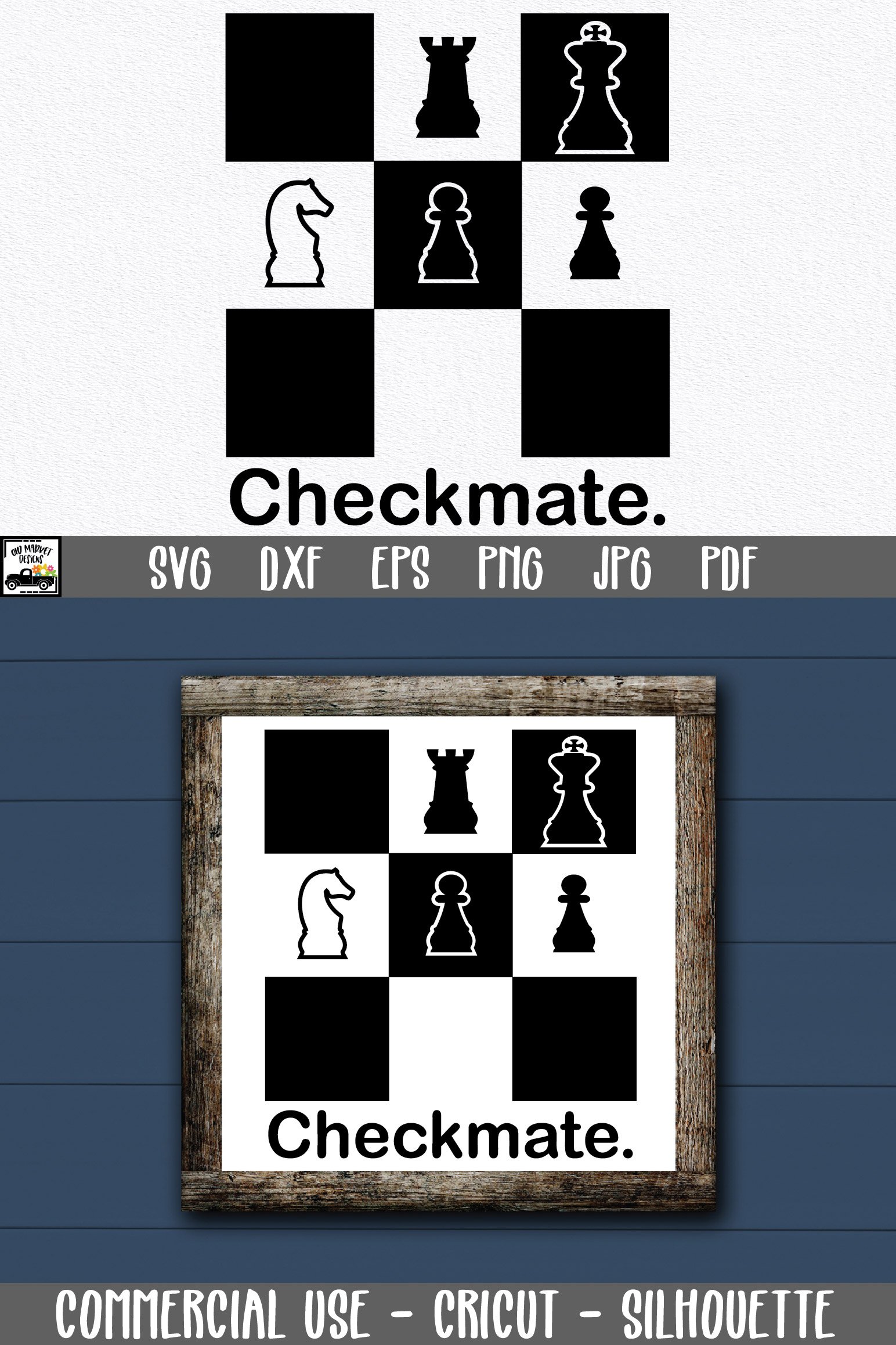 Chess SVG File - Checkmate SVG File