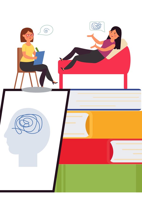 Psychologist service. Creative psychology concept, consultat