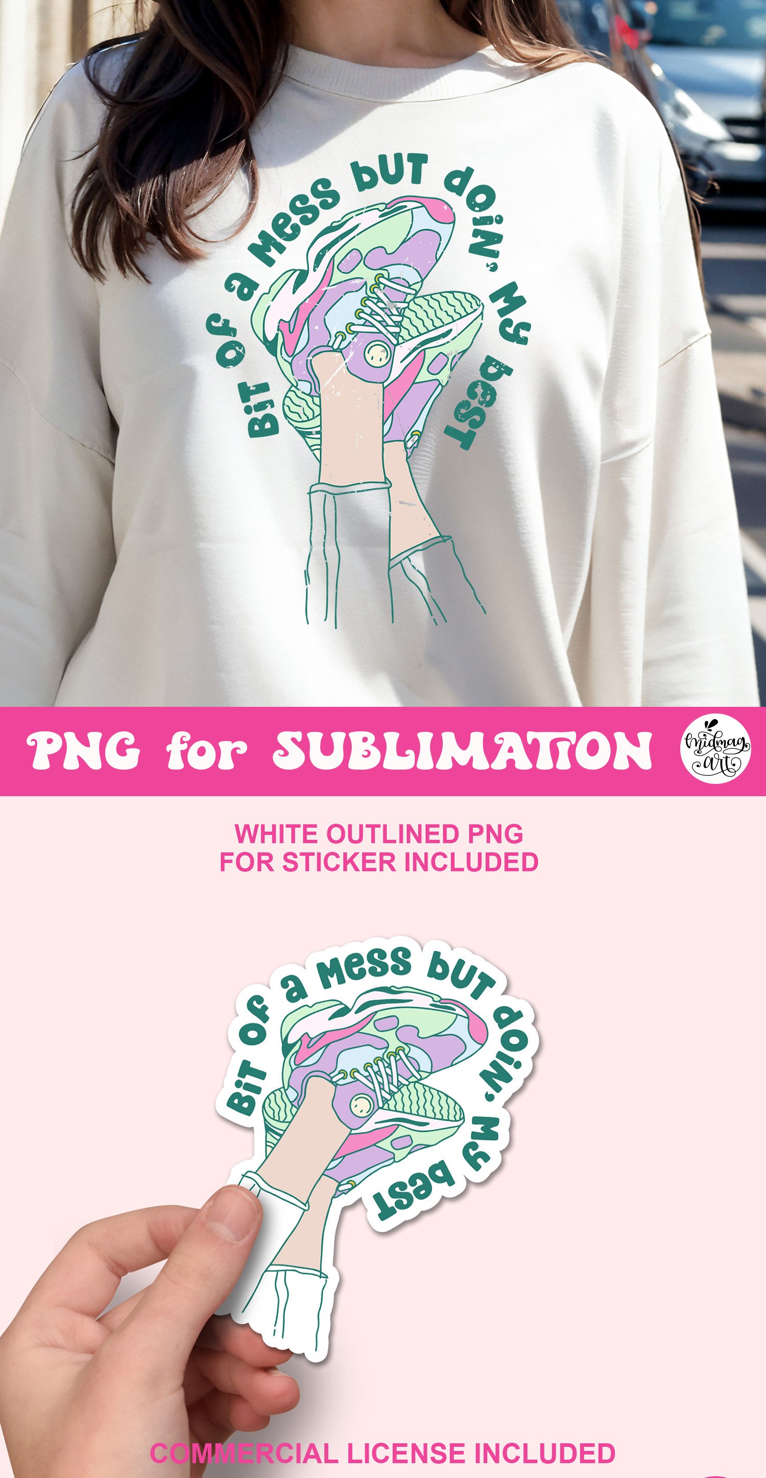 Bit Of A Mess But Doin' My Best PNG, Cute Mental (2765557)