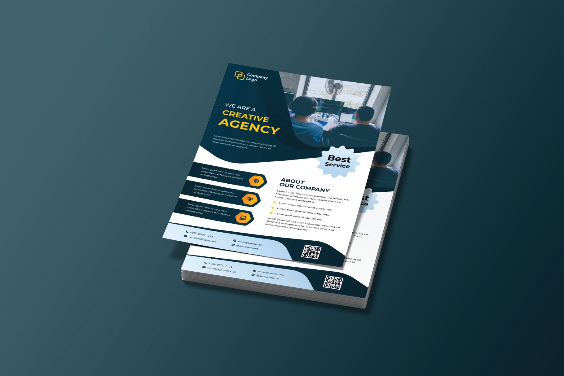 Best Service Business Flyer Template