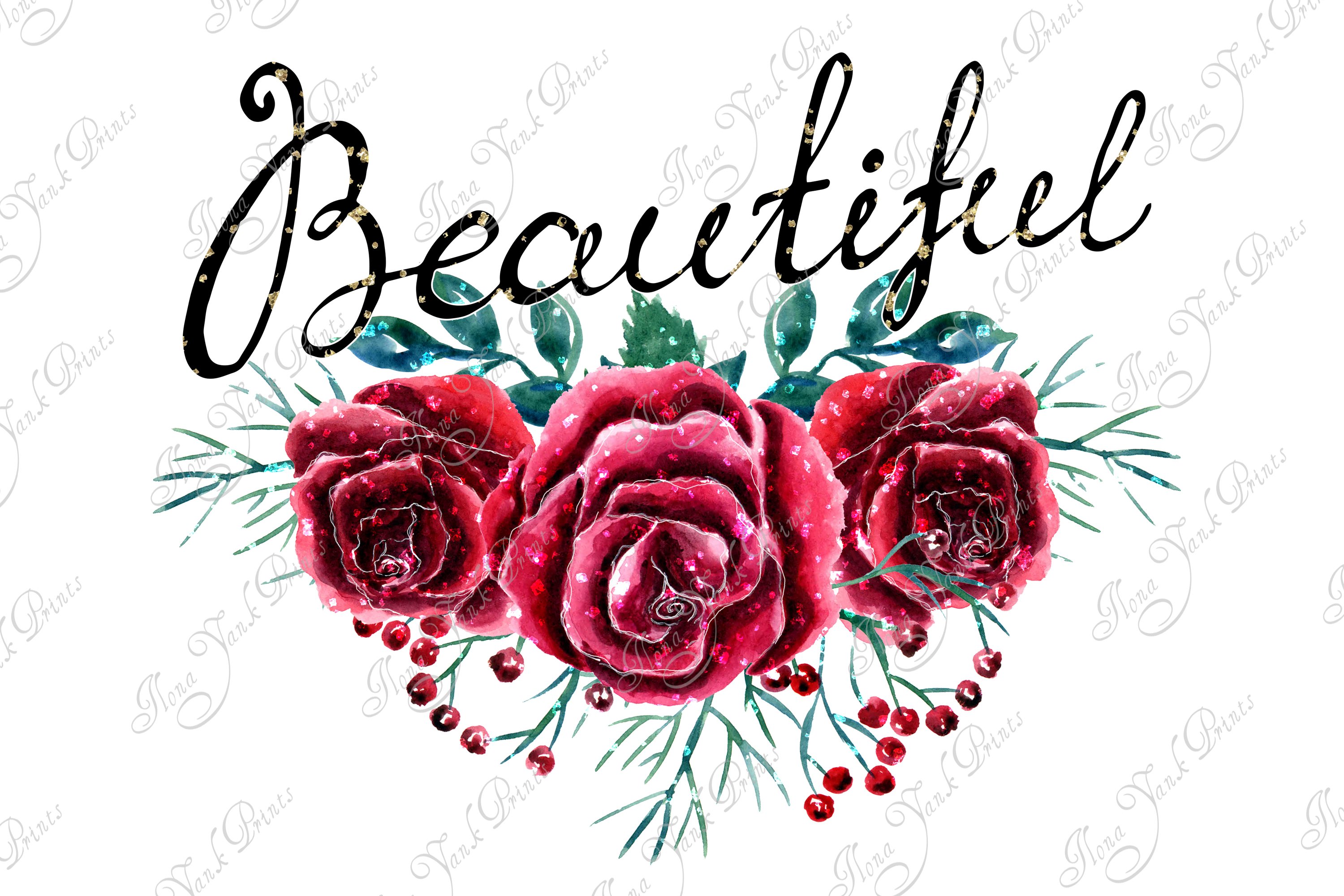 Beautiful sublimation png, Red roses t-shirt (1254213)