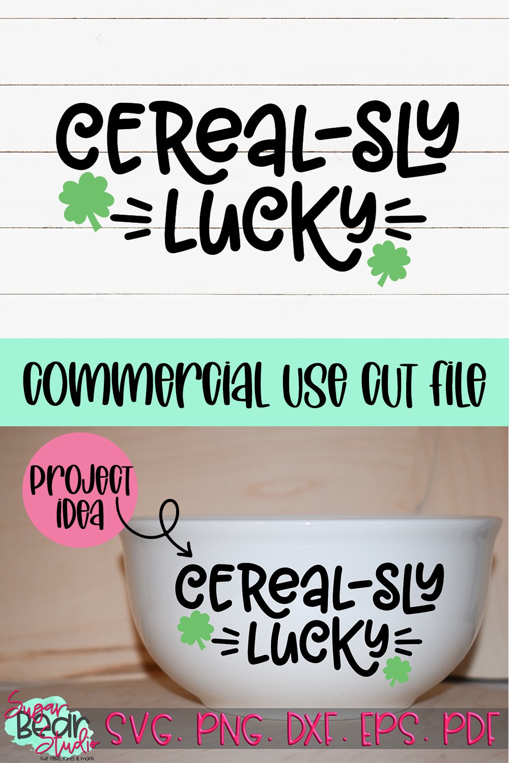 Cereal-Sly Lucky - A Cereal Bowl SVG