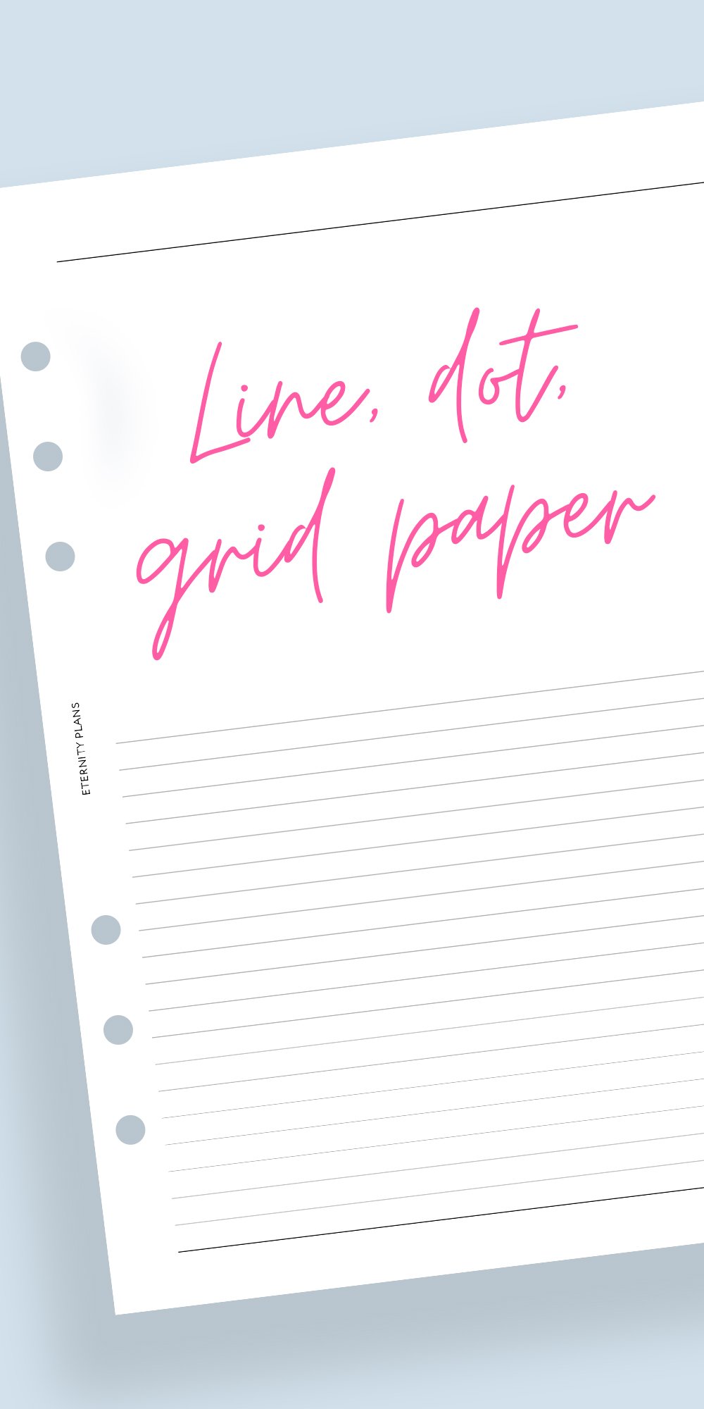 Printable notebook paper