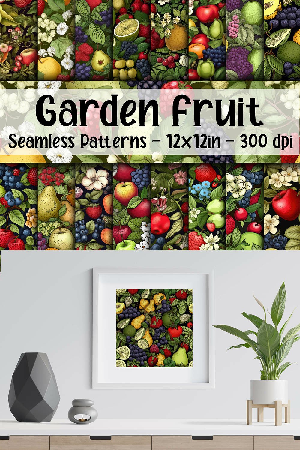 Seamless Cherry Blossoms Digital Paper