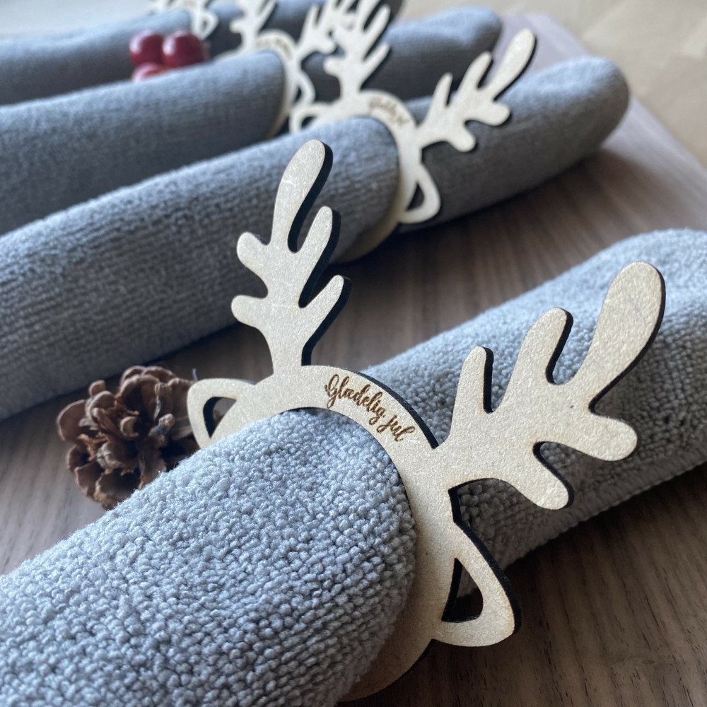 Reindeer Napkin Rings SVG