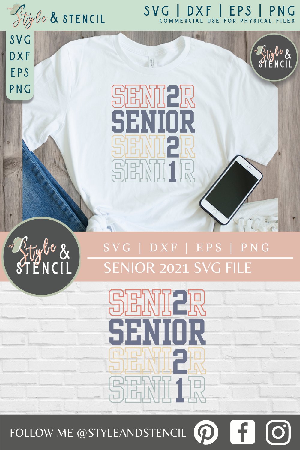 Senior 2021 SVG | School | Senior