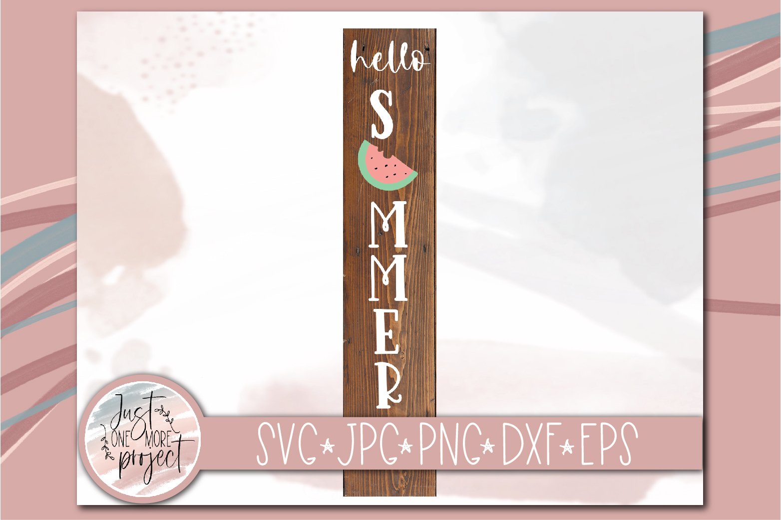Summer vertical sign svg, Summertime svg, Summer Porch Sign