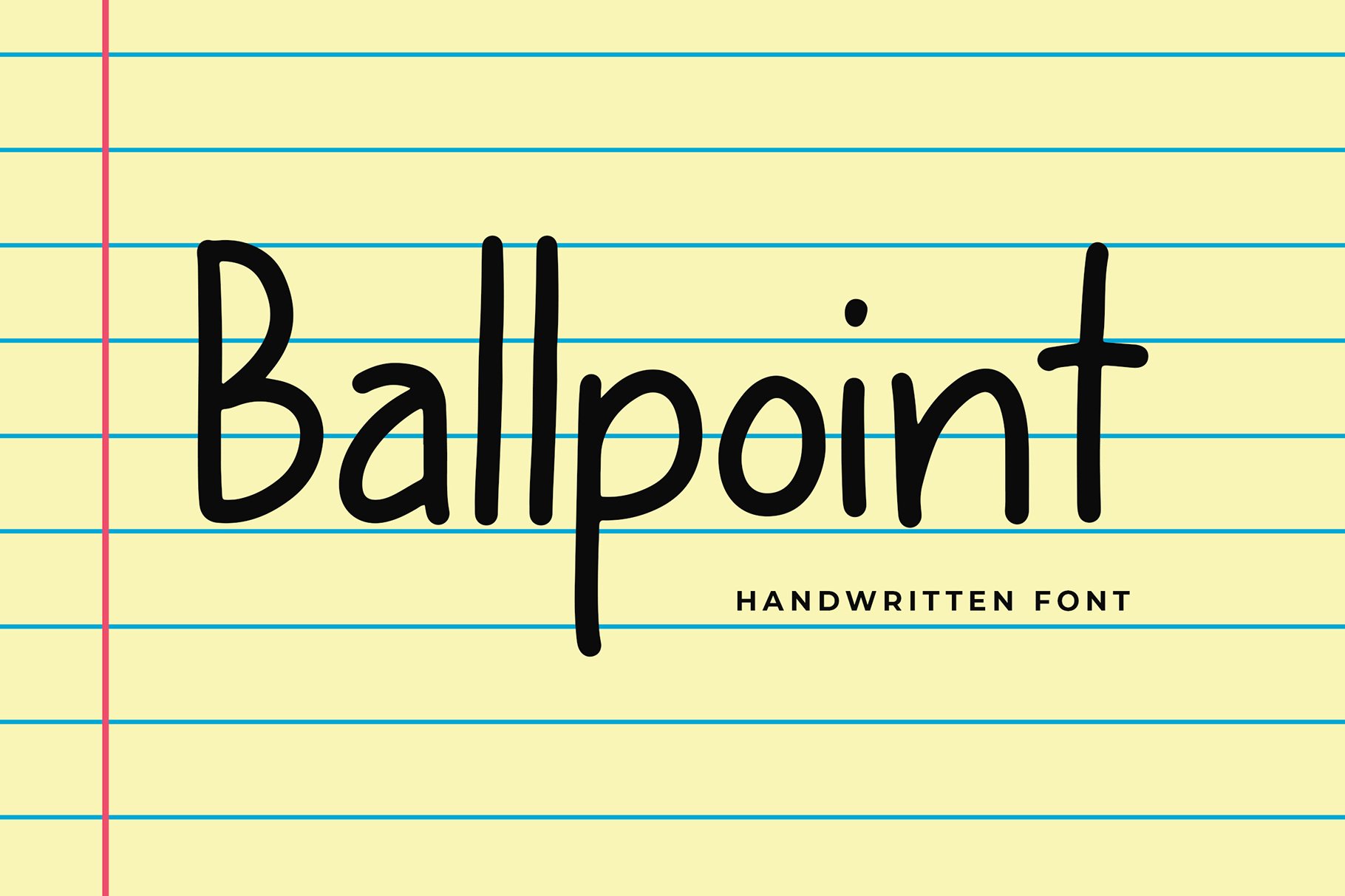 Ballpoint Modern Display Font