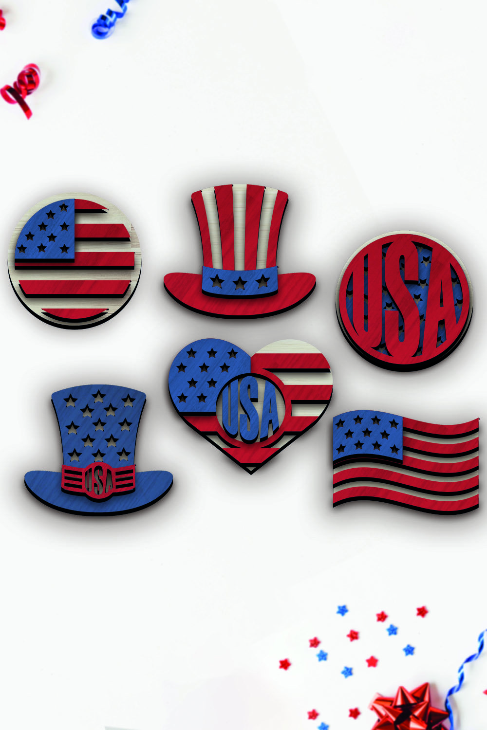 Independence Day SET Decorative Panels