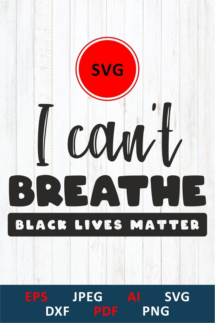 Black Lives Matter svg. I can't breathe. BLM svg