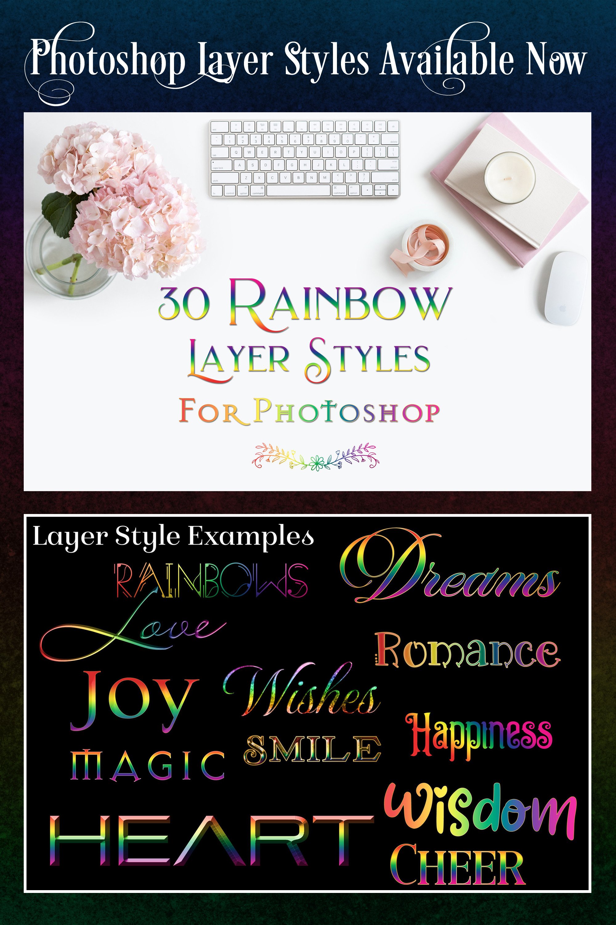 Rainbow Layer Styles - 30 Styles for Photoshop