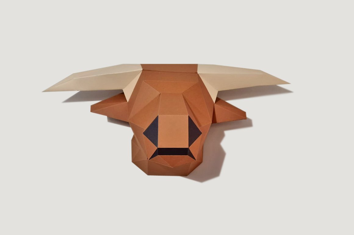 DIY Highland Cow - 3d papercraft