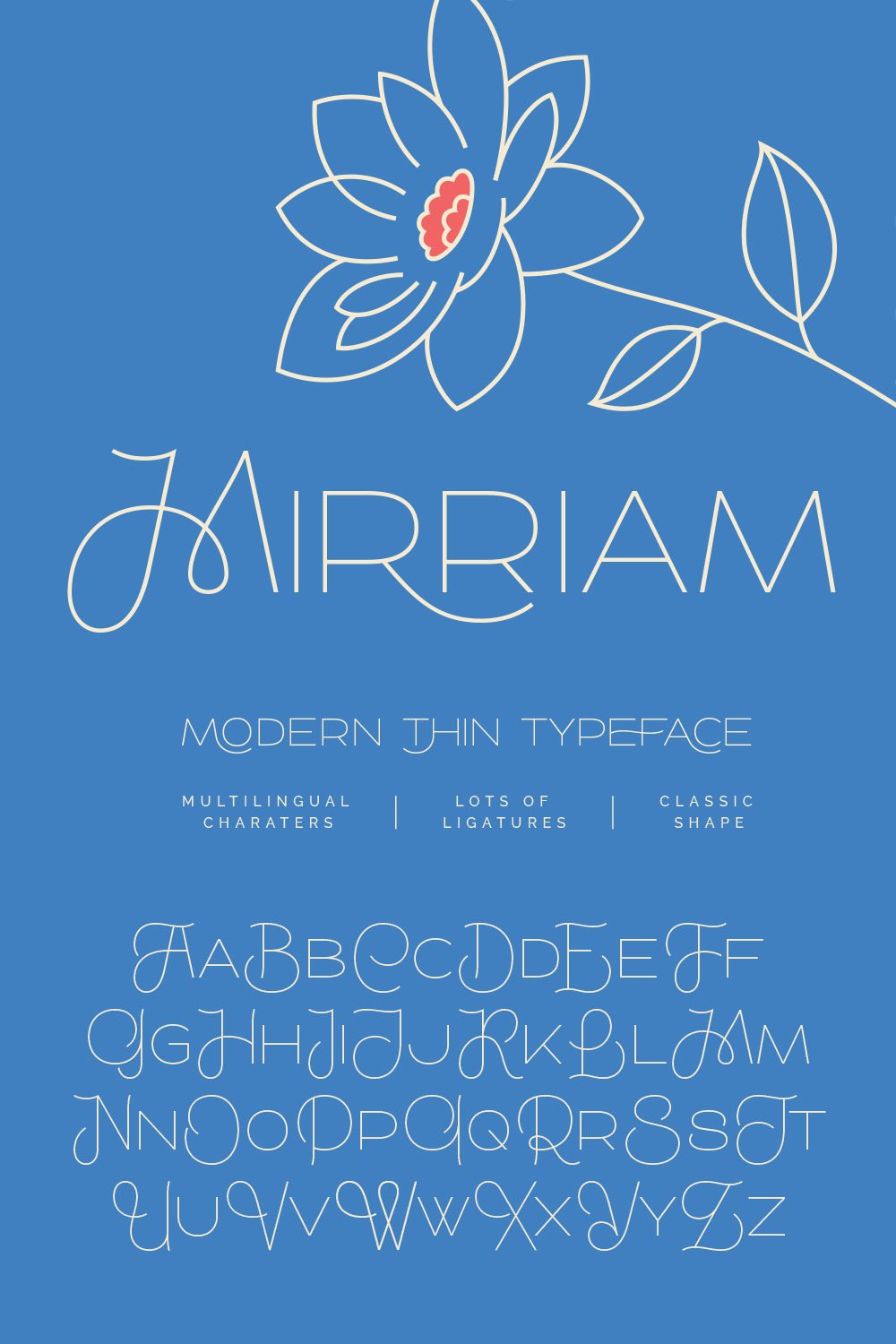 Mirriam - Modern Thin Typeface