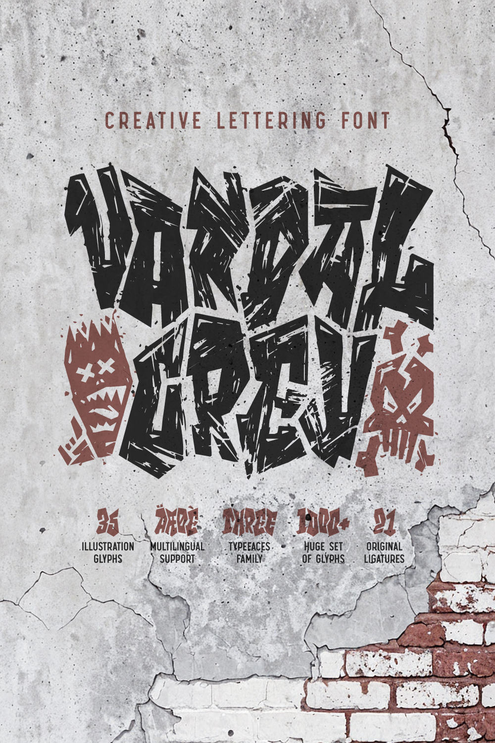 Vandal Crew - Creative Lettering Font