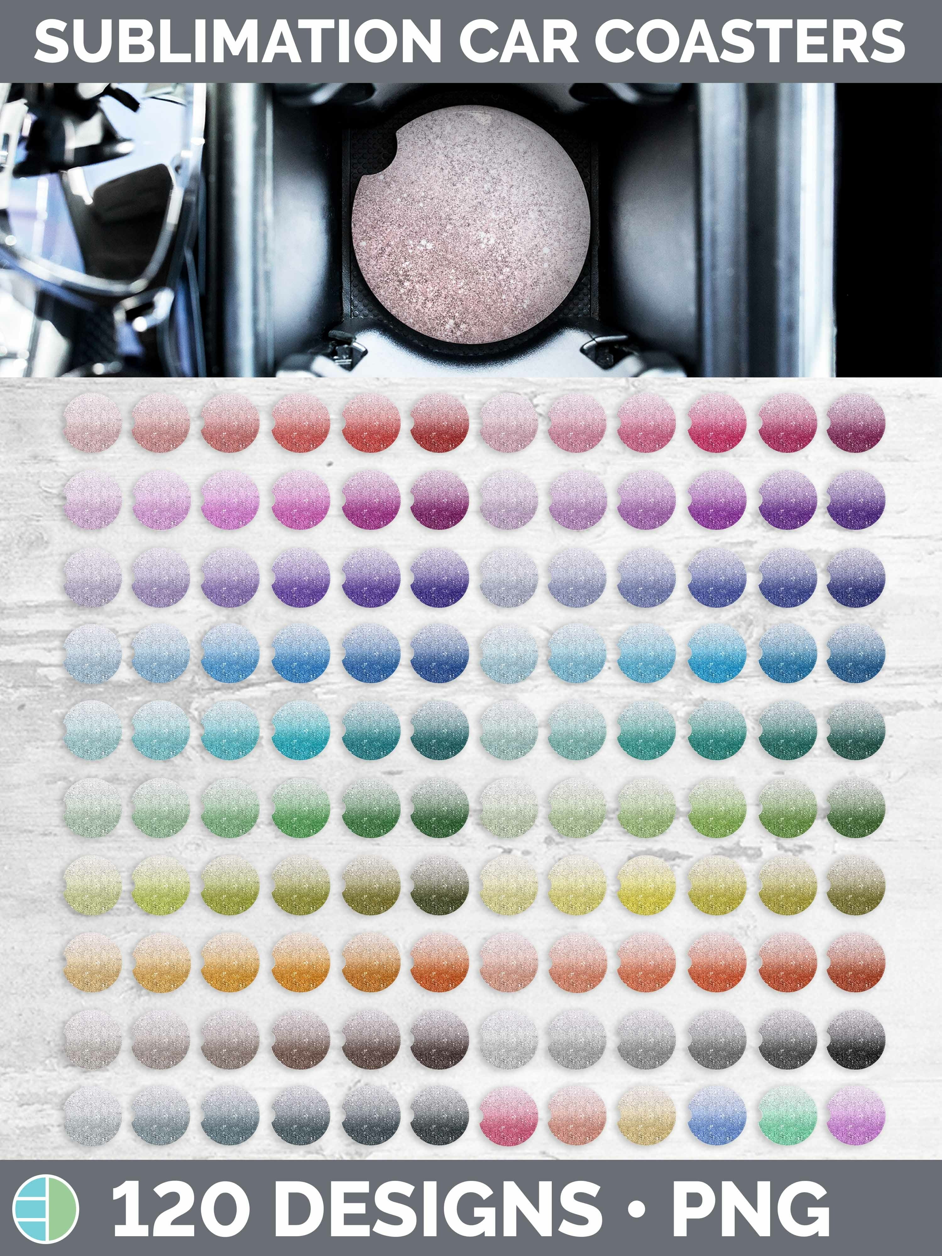 Car Coaster Sublimation Designs | Best Sellers Mega Bundle