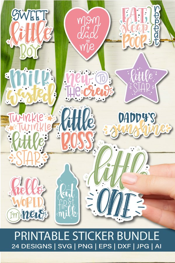 Printable Baby bundle svg / Printable Stickers for (1647853)