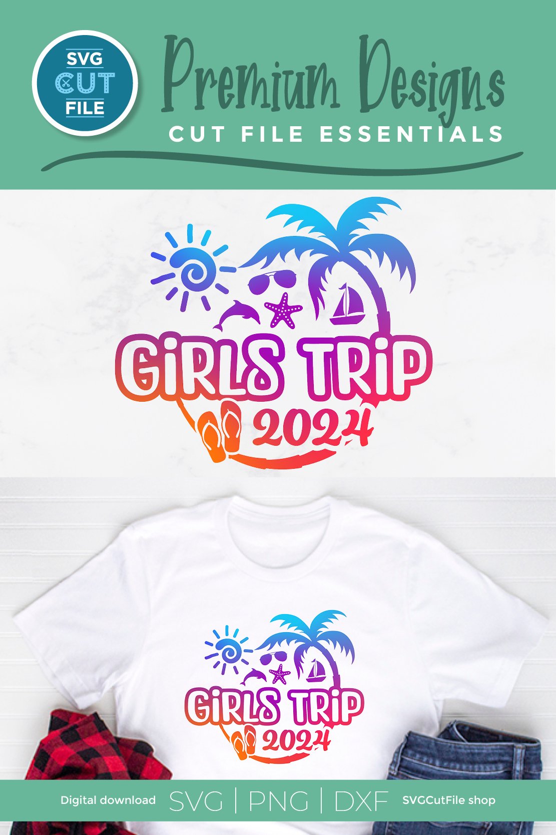 2024 Girls Trip svg - Great for a Girls Vacation or Trip
