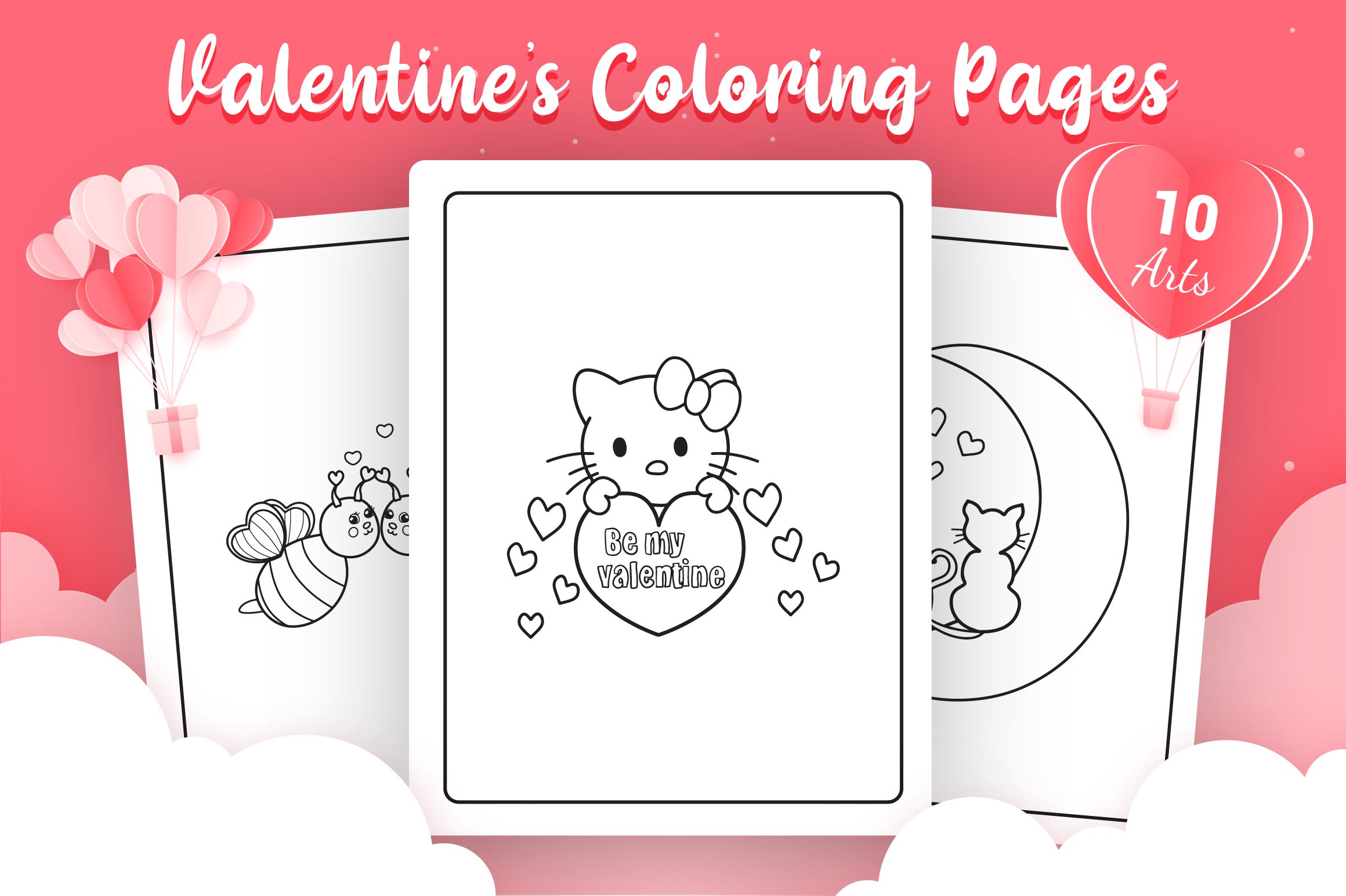 Valentine's Day Coloring Pages - KDP Interior