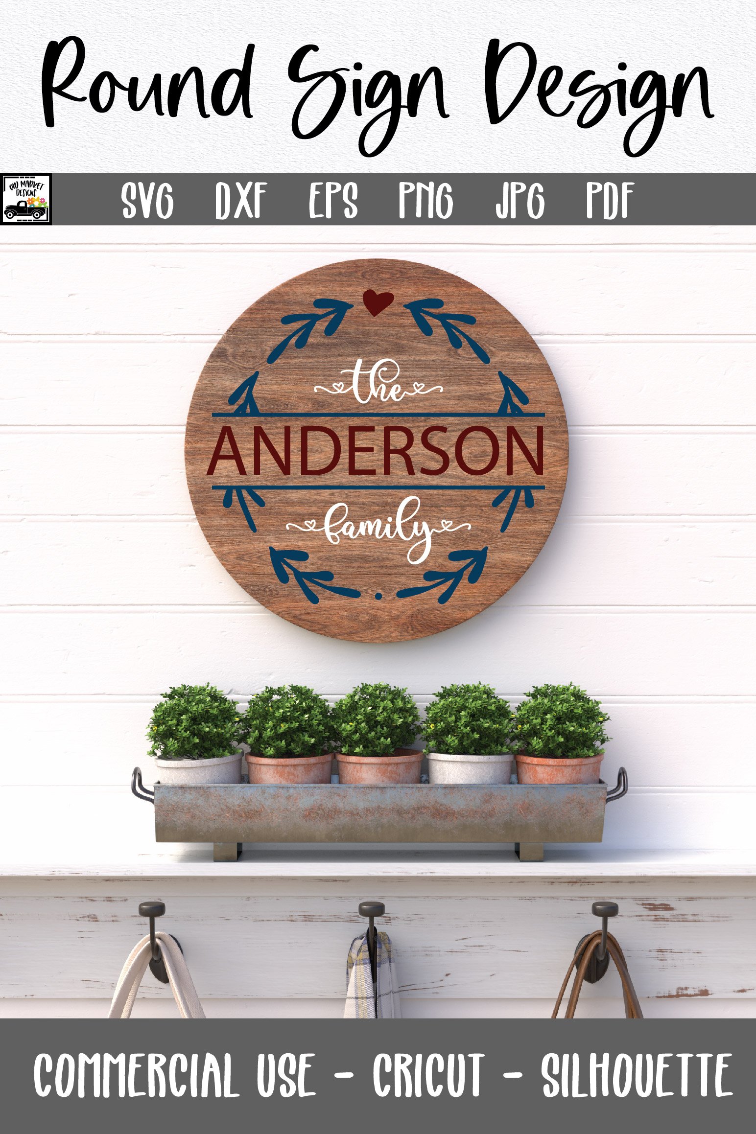 Family Name SVG File | Family Monogram Sign SVG (1372863)