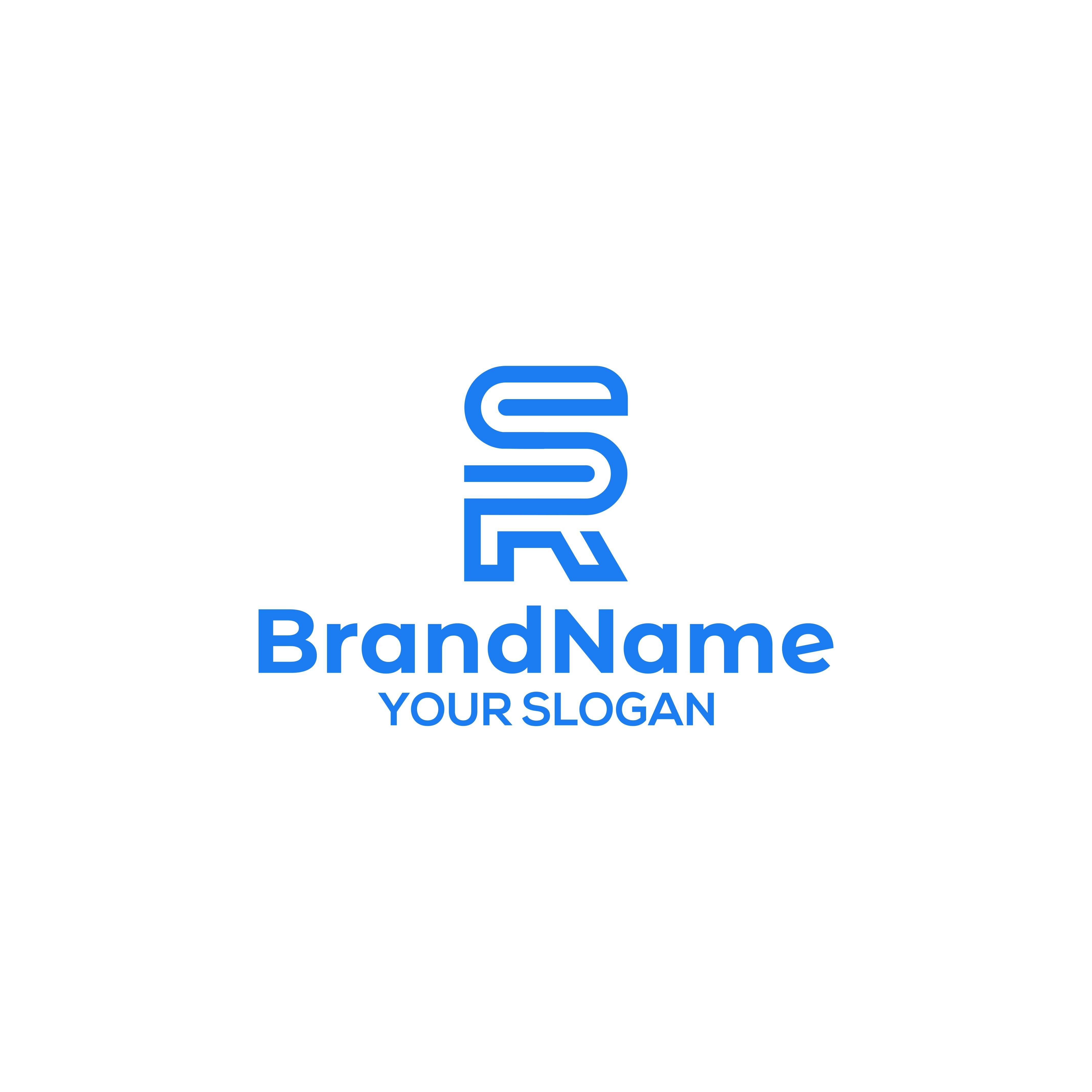 Initial S and R Logo Design