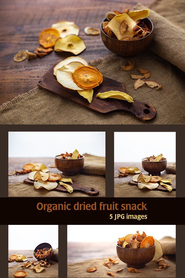 Organic bundle with assorted dried fruit snacks in (639374)