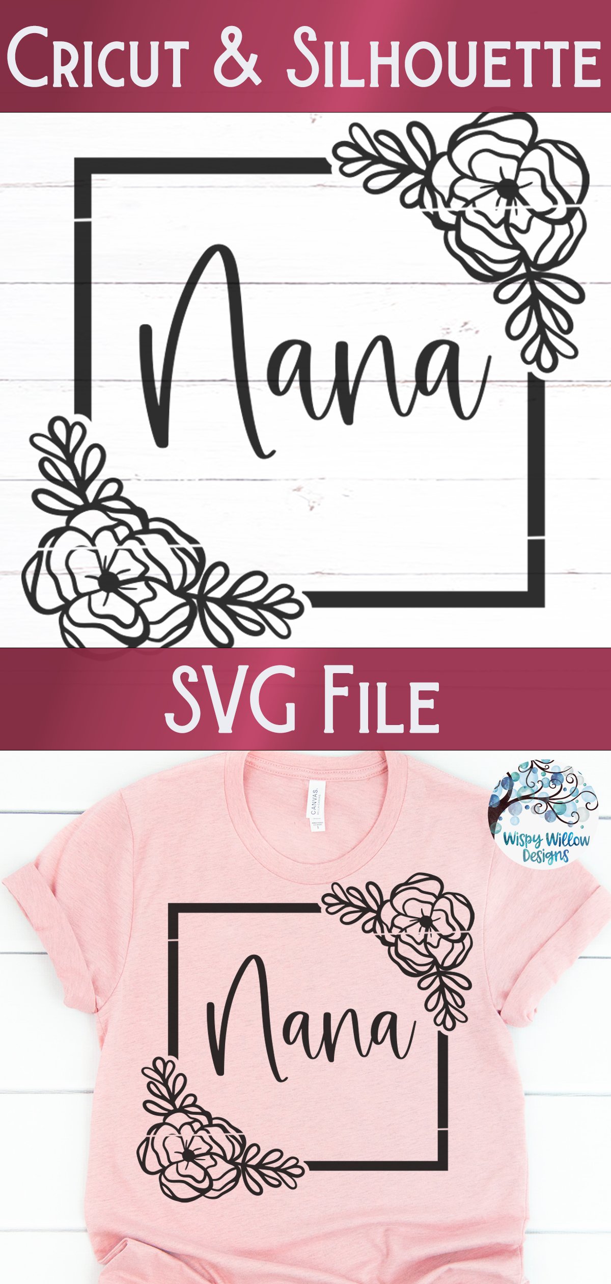 Floral Nana SVG (1270584)