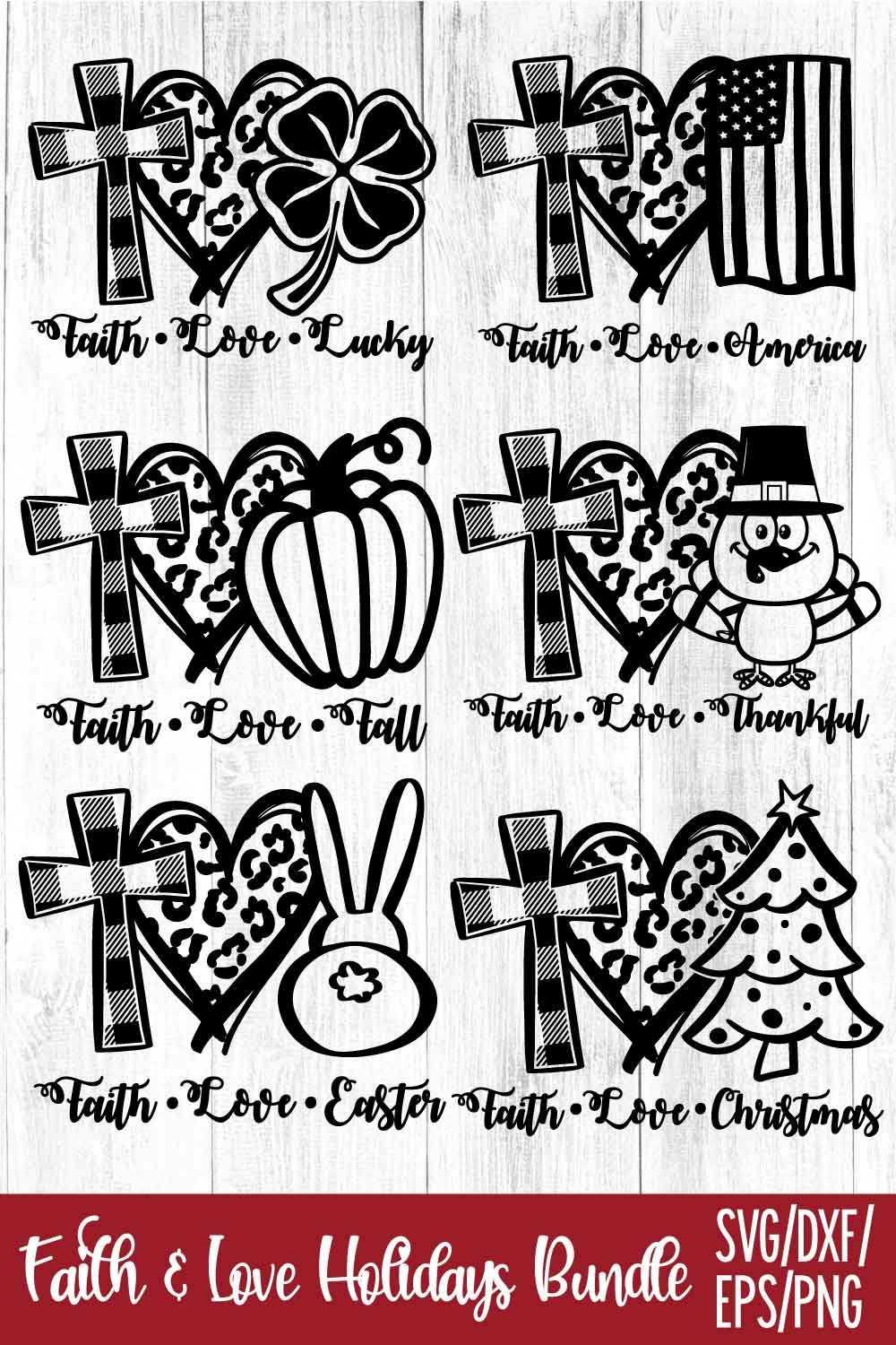 Faith Love Bundle, Holidays Bundle, Svg Bundle, Christian