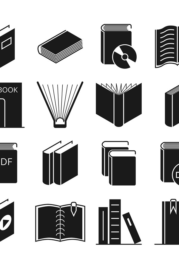 Books vector icons