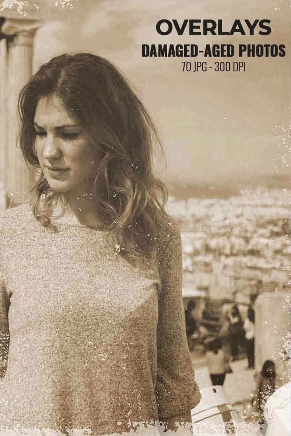 70 Damaged-Aged Photo Overlays JPG