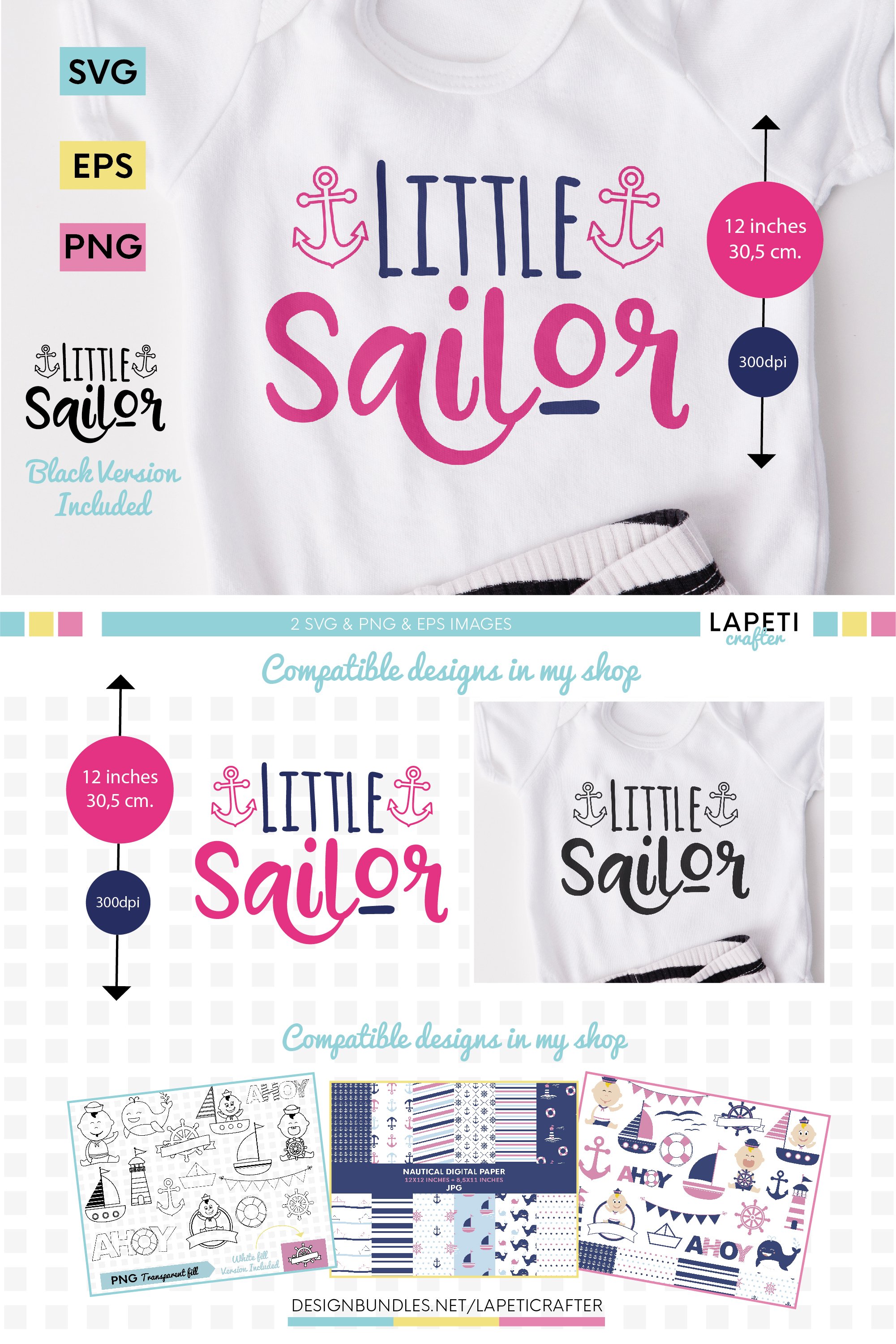 Little sailor svg, sailor girls, sailor birthday svg
