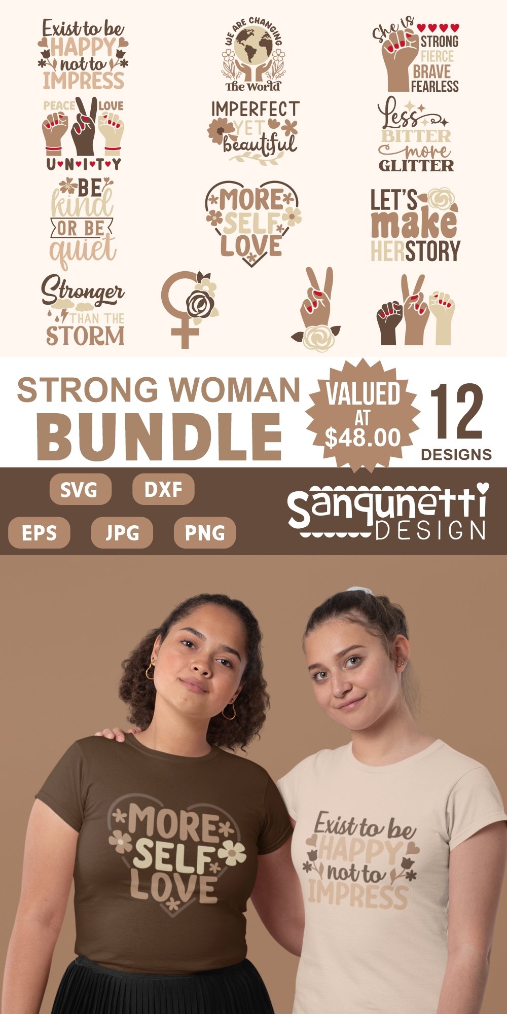 Inspirational women bundle | Woman Empowerment SVG