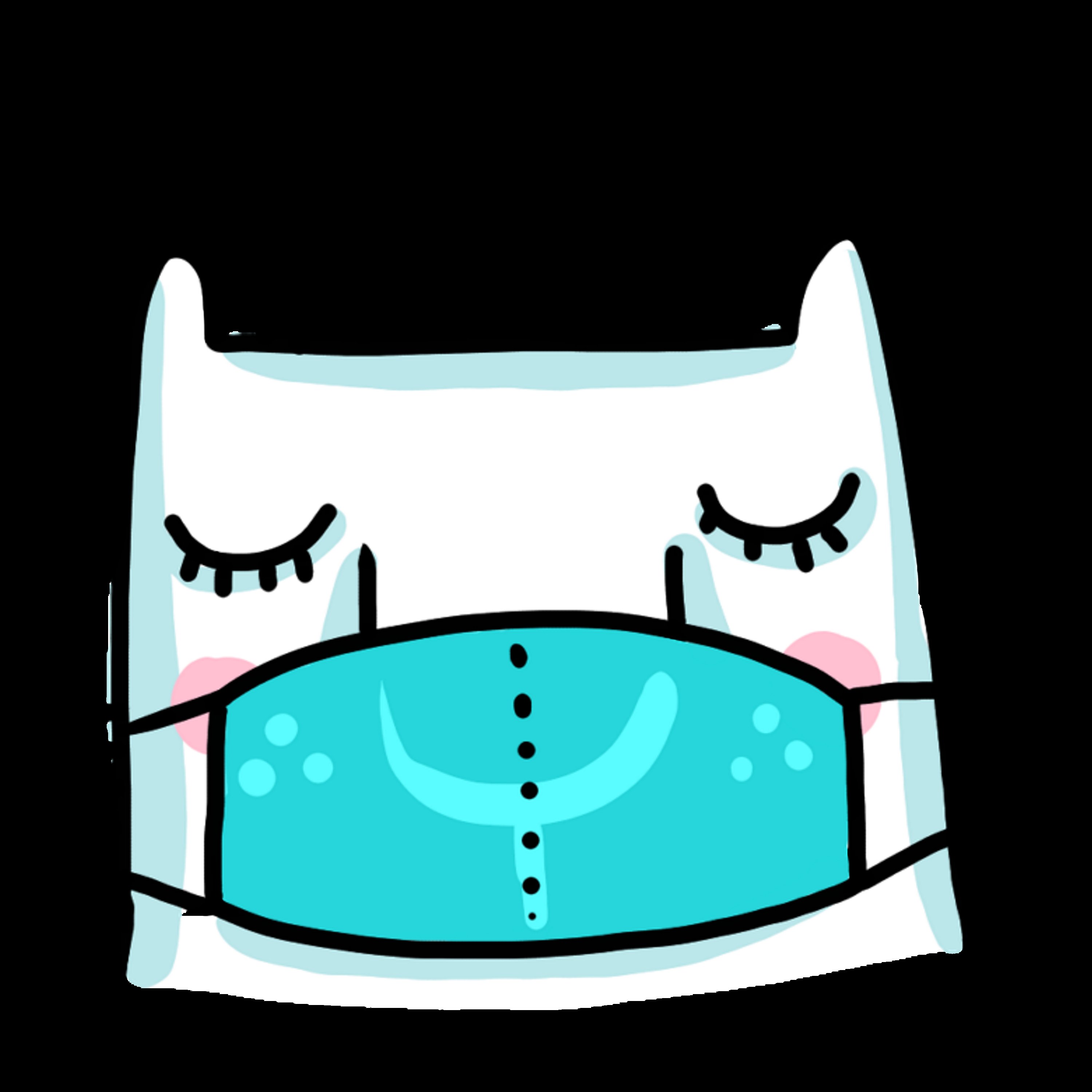 Cats in mask - vector illustrations