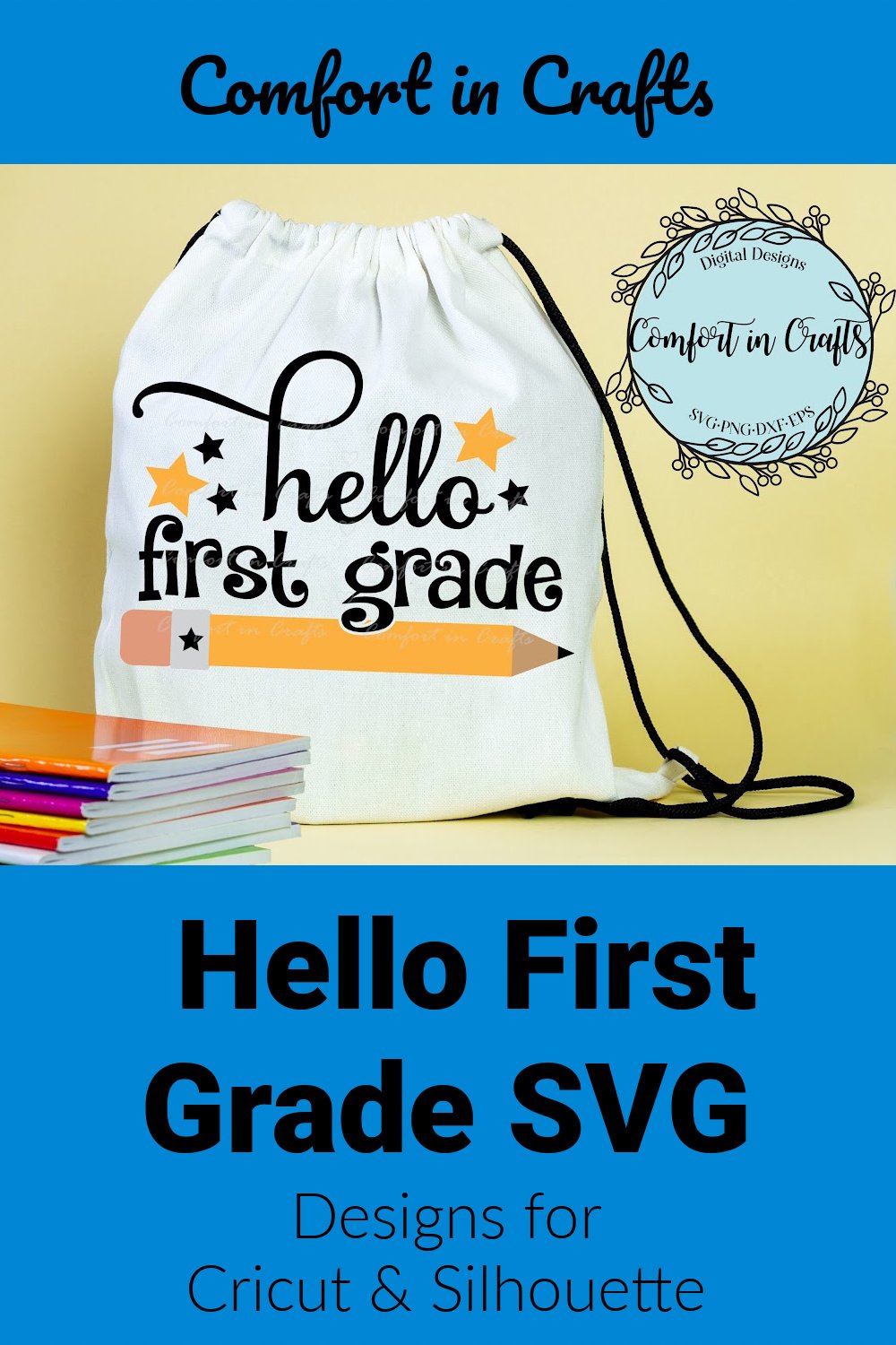 Hello First Grade SVG and Sublimation
