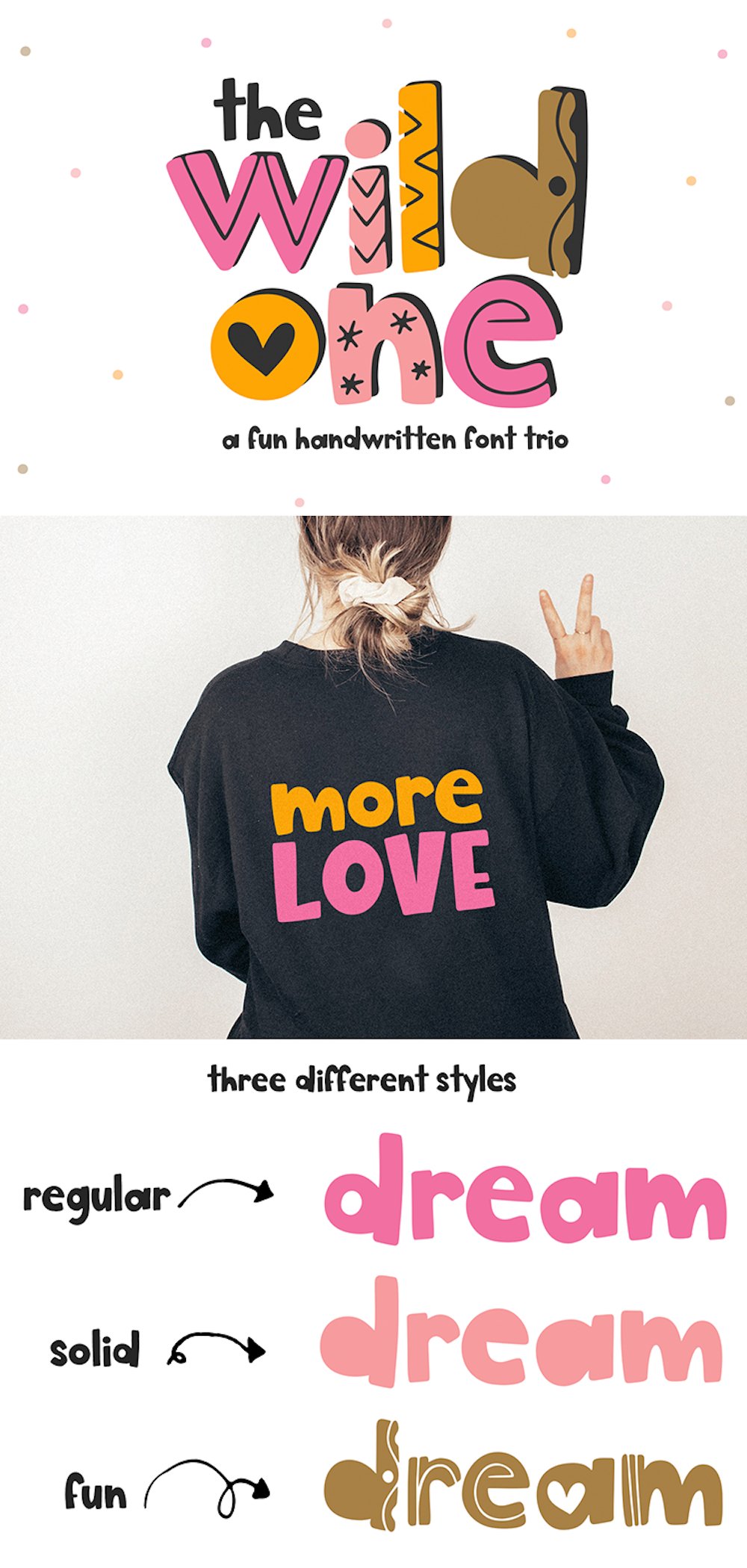 The Wild One - A Fun Handwritten Font with Alternatives!