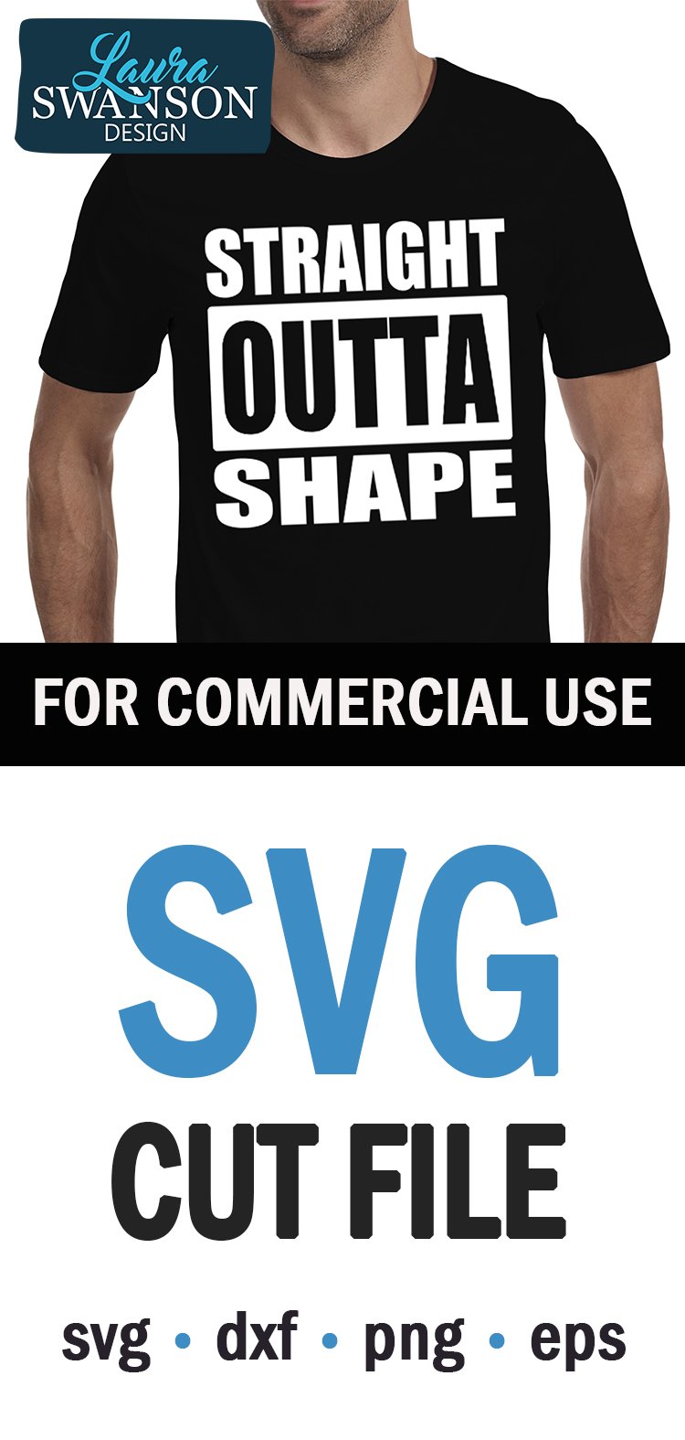 Straight Outta Shape SVG (160225)
