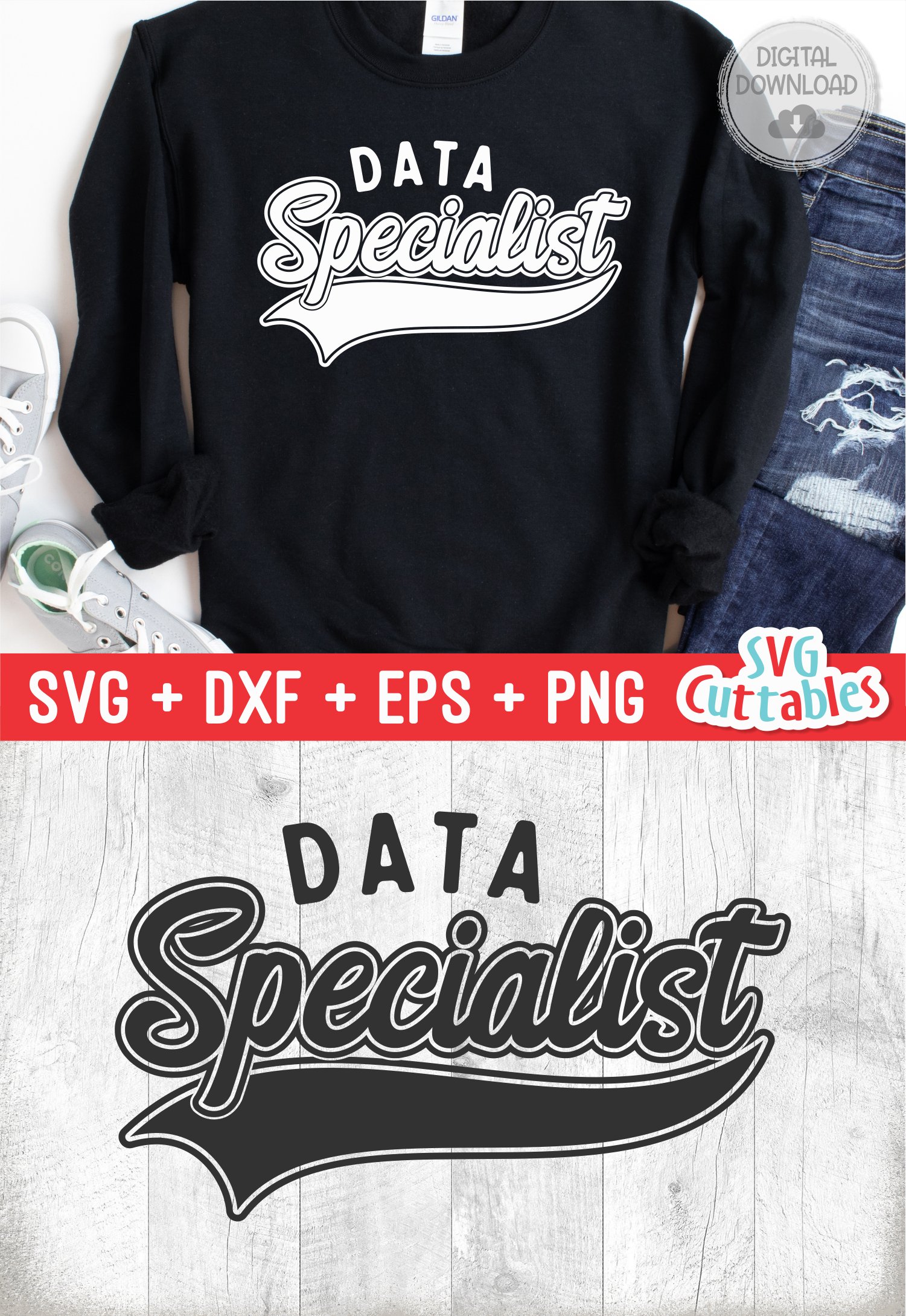 Data Specialist SVG | School Swoosh