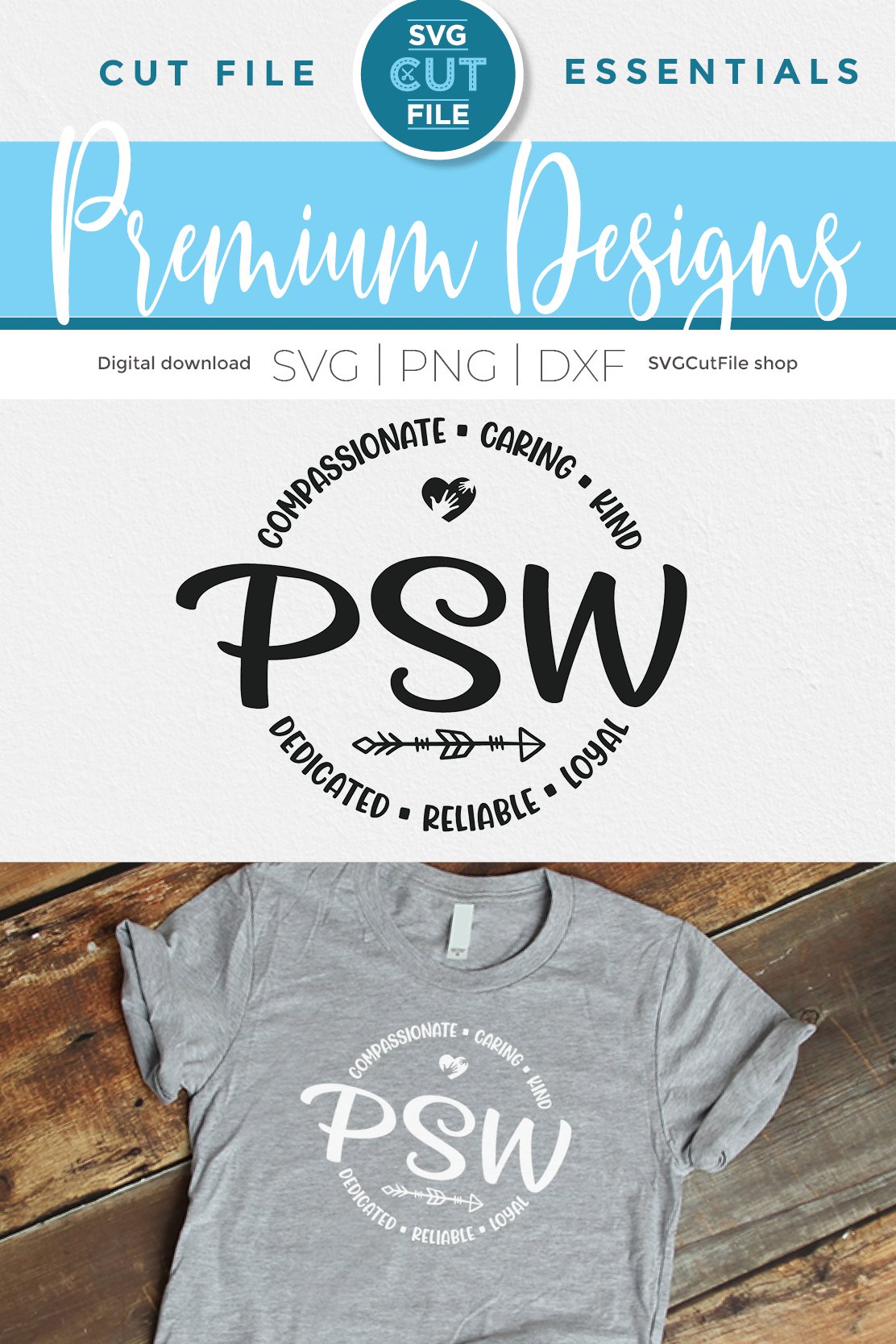 Personal Support Worker svg - PSW svg for crafters