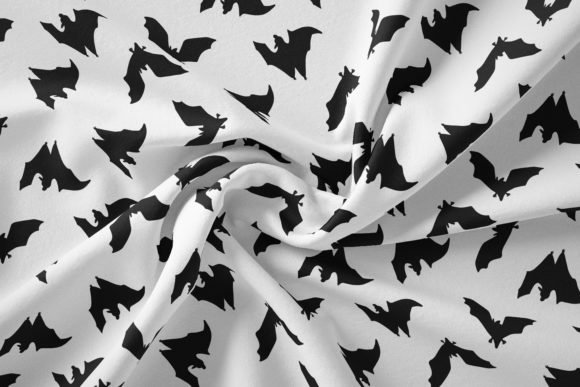 Halloween seamless pattern with Bats (1645859)