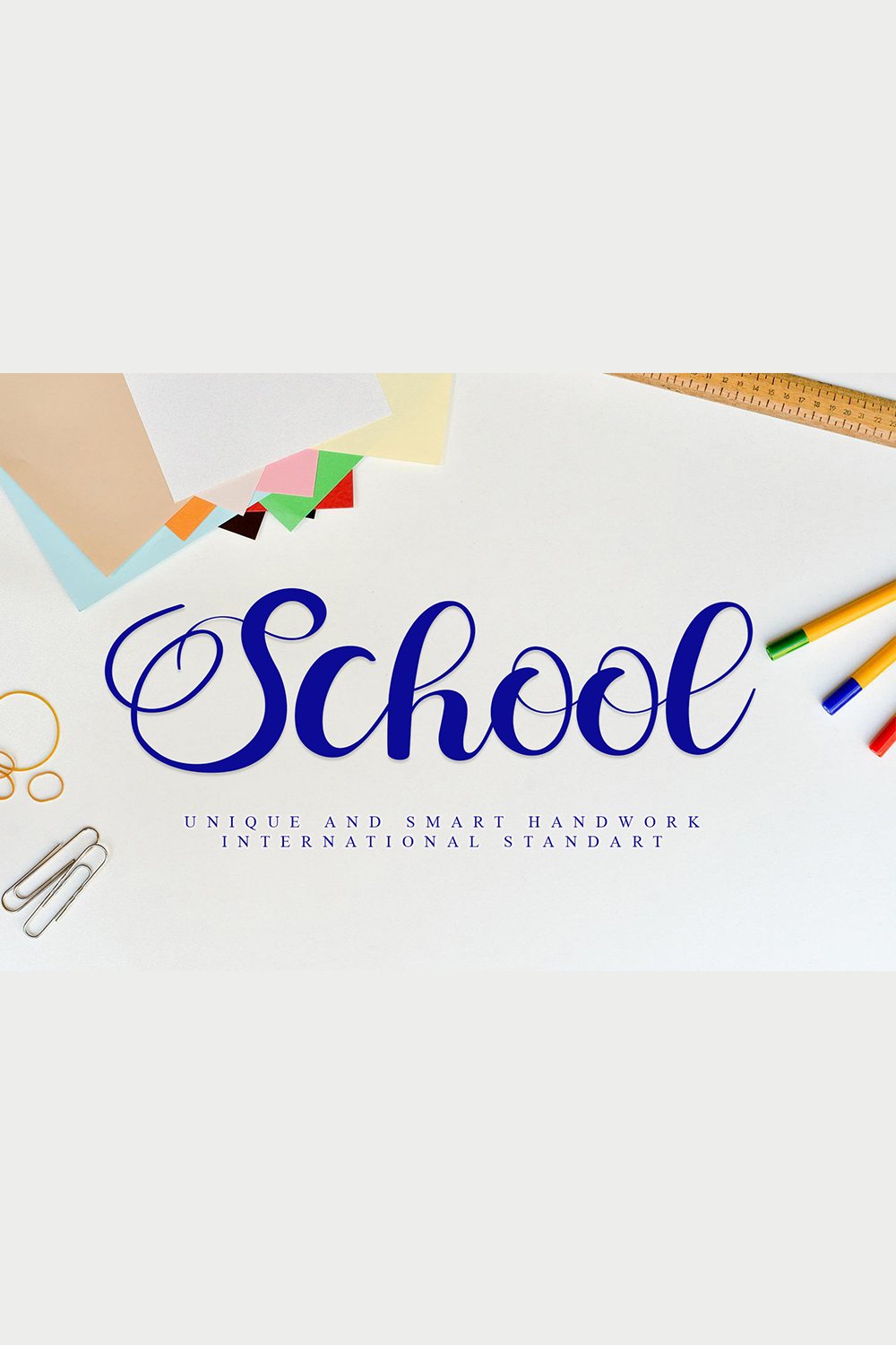 School Script Font