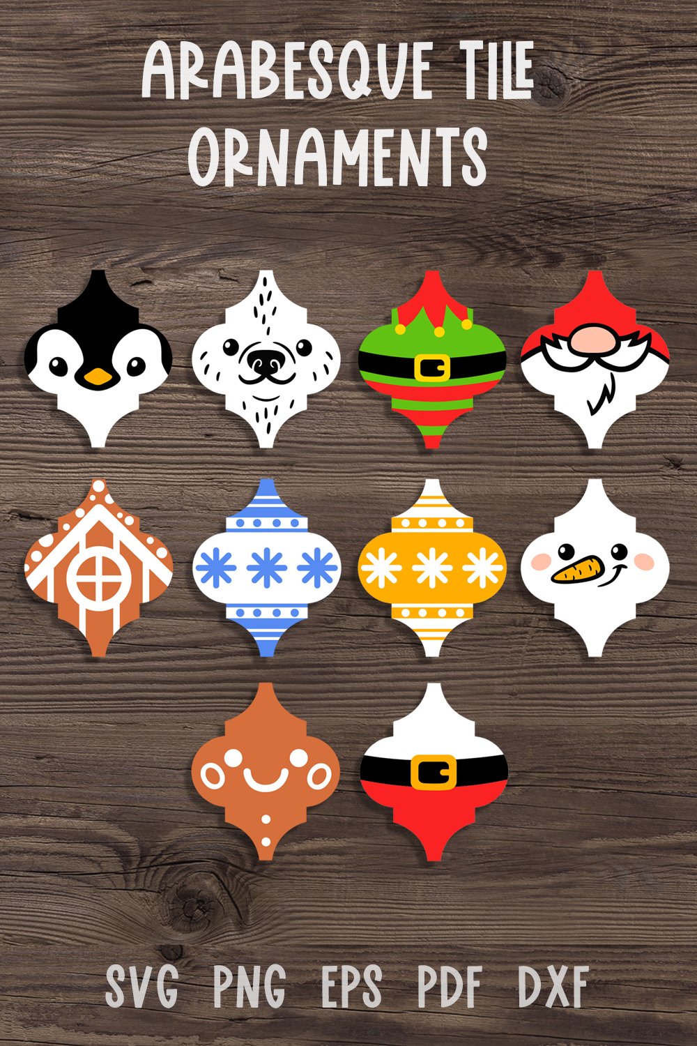 Arabesque tiles Arabesque tile ornament bundle Arabesque svg