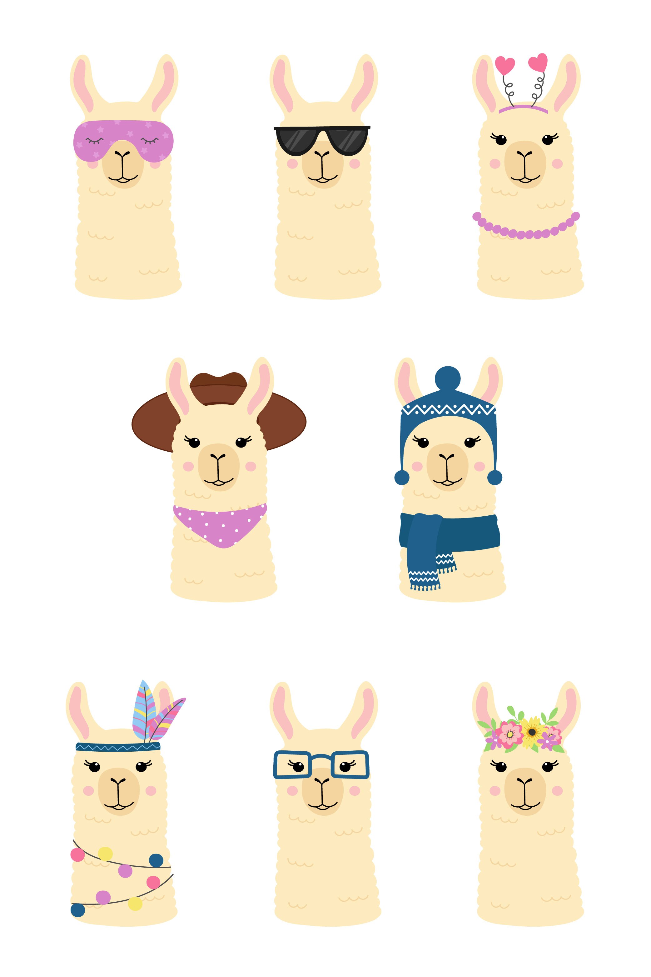 Amazing Llama Collection - 18 designs (2217155)