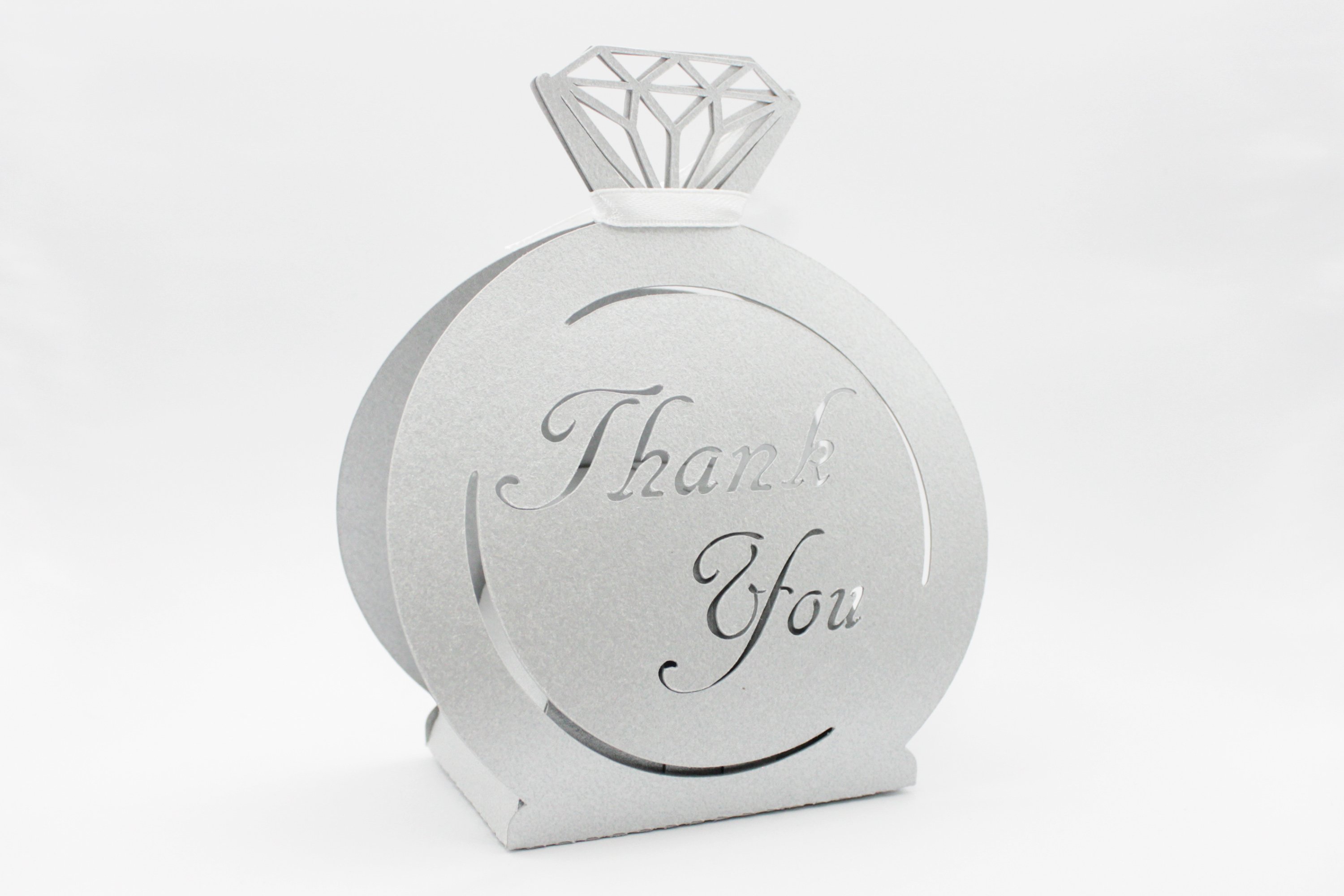Diamond favor box template | Diamond gift box svg