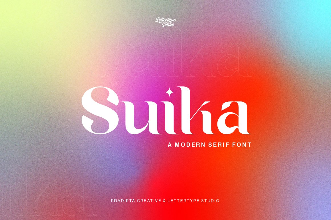 Suika a Modern / Vintage Font