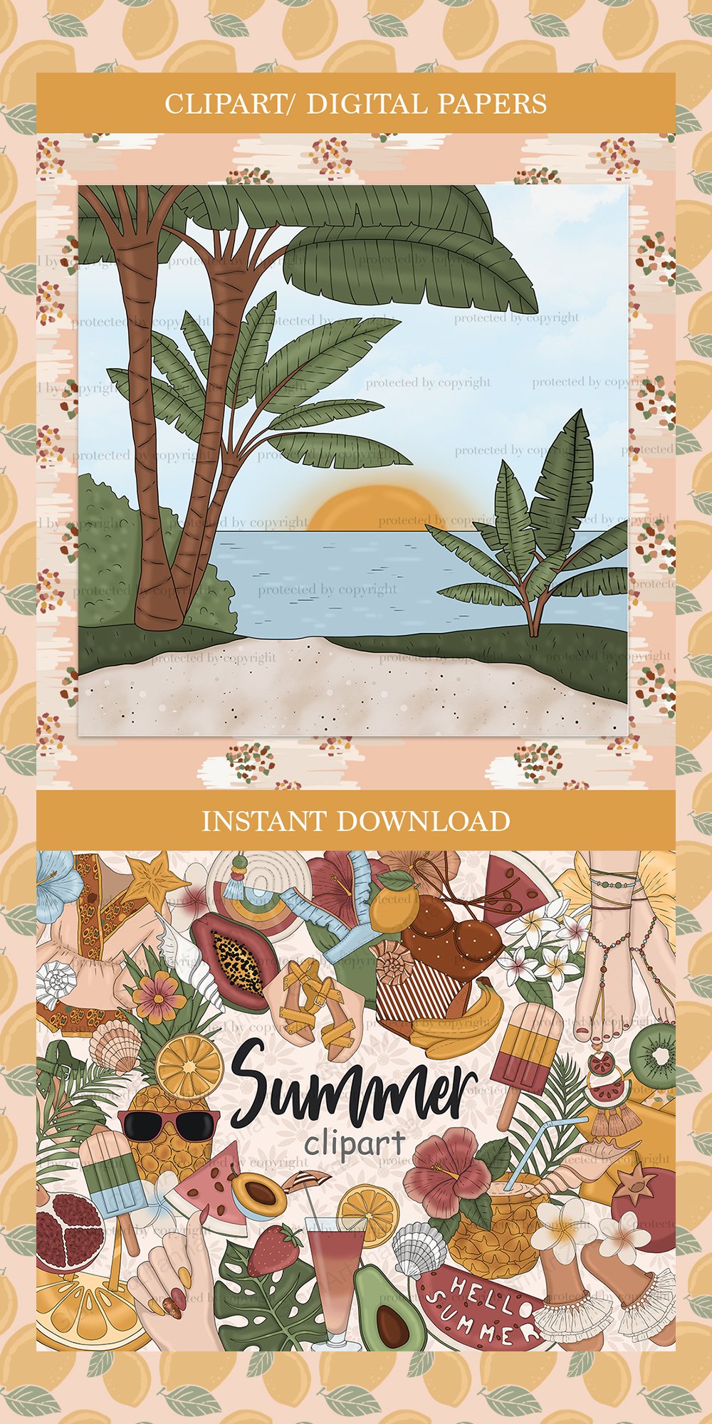 Summer Scene Creator | Beach Landscape