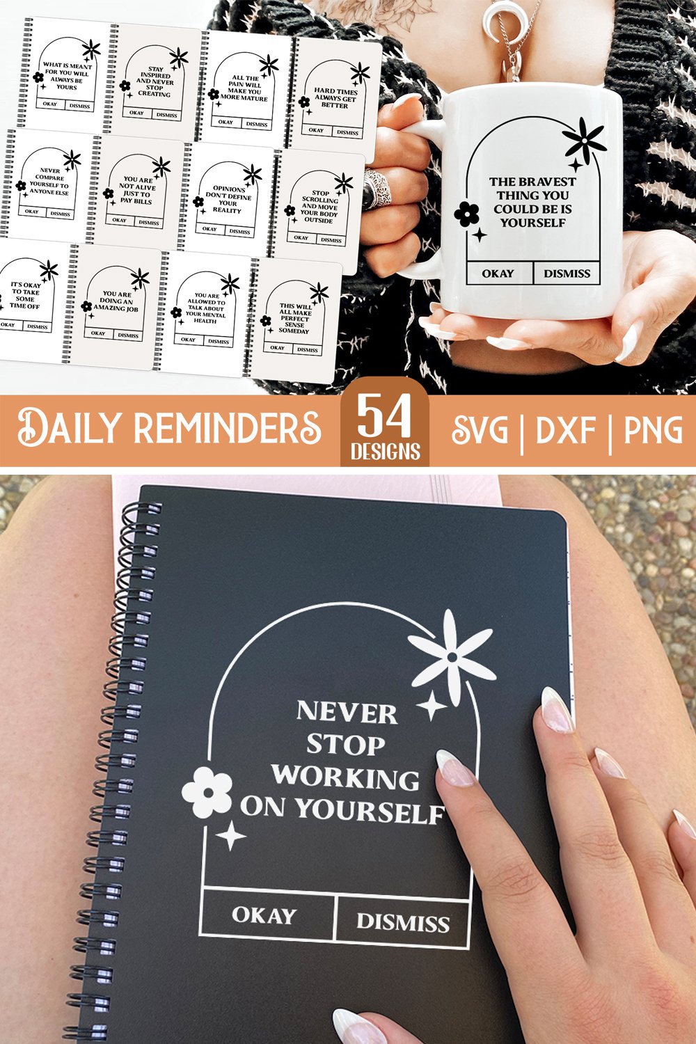 Daily reminders SVG | Pop up window SVG