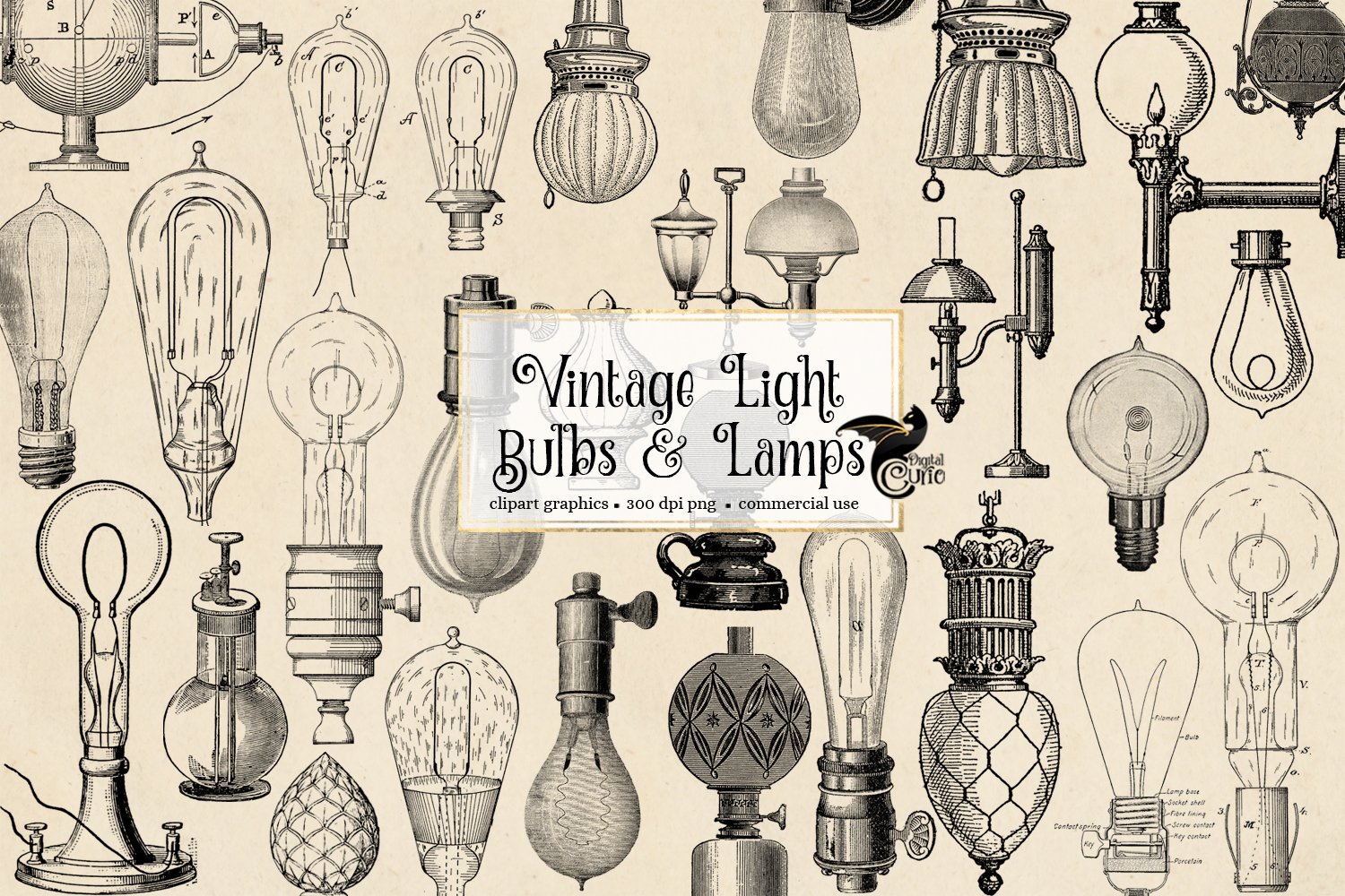 Vintage Light Bulbs and Lamps