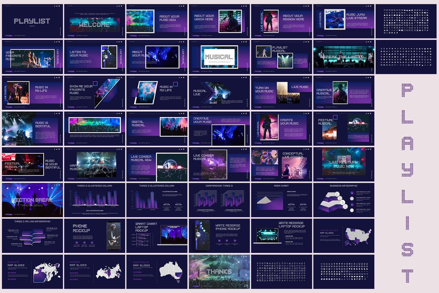 PLAYLIST | Powerpoint Template