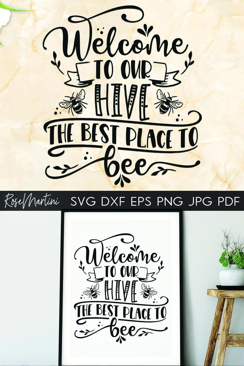 Welcome To Our Hive The Best Place To Bee SVG (708473)