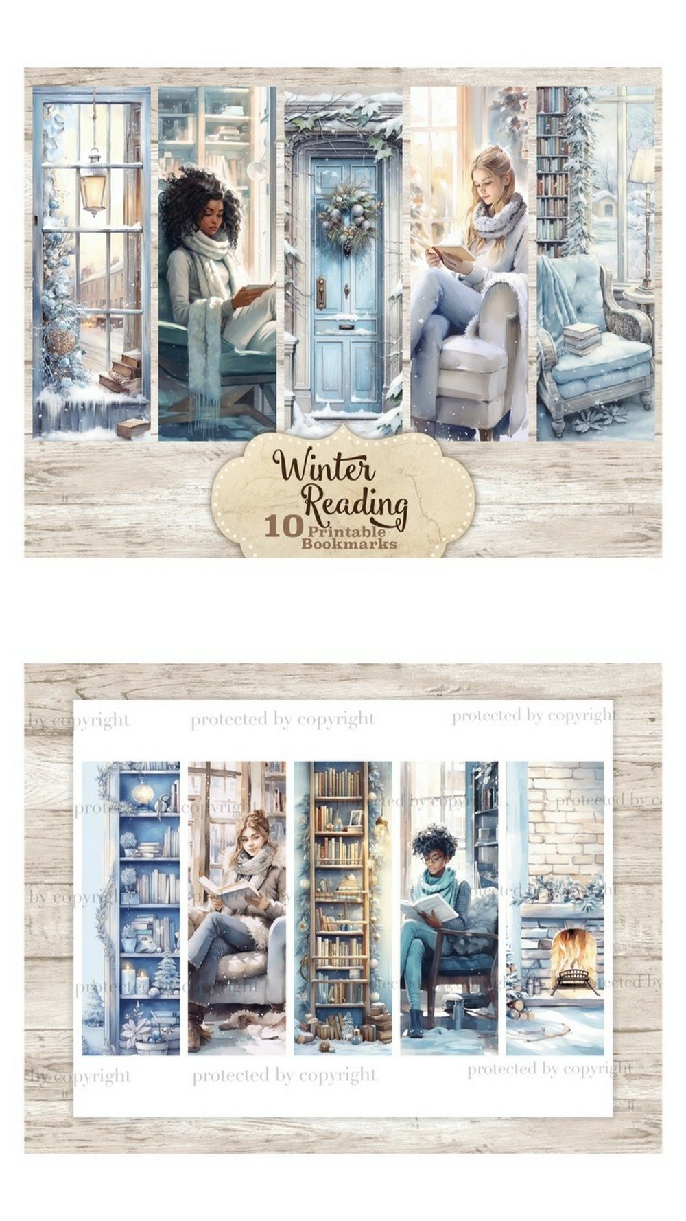 Winter Reading Bookmarks | Reading Printable