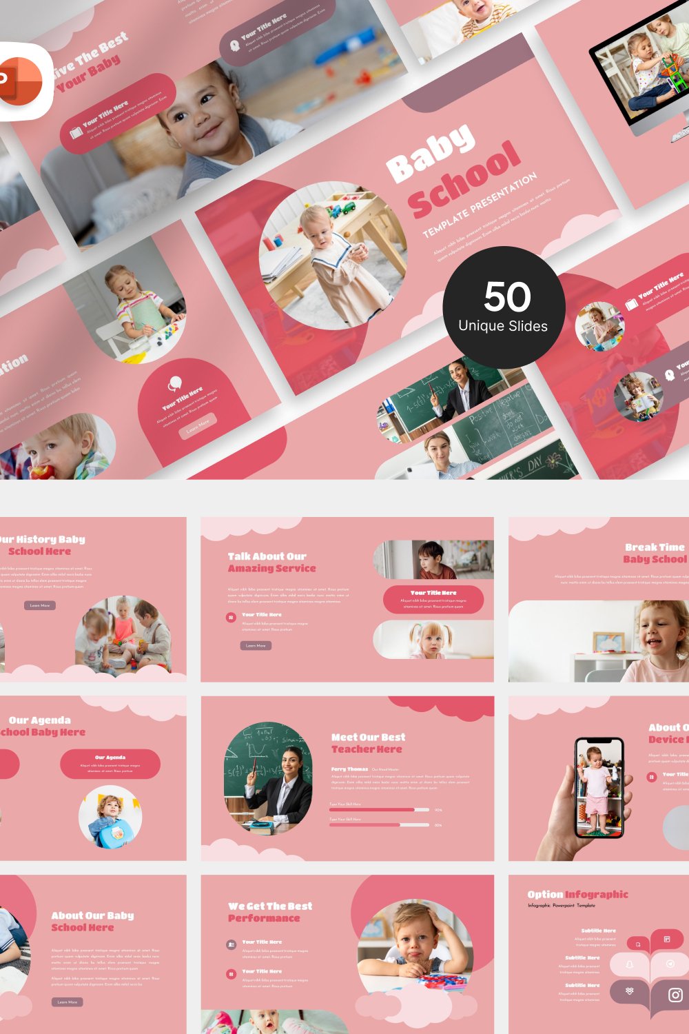 Baby School Presentation Template